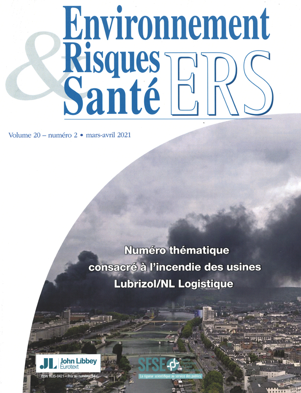 ENVIRONNEMENT RISQUES & SANTE - SPEPS ENVIRONNEMENT RISQUES & SANTE - SPEPS