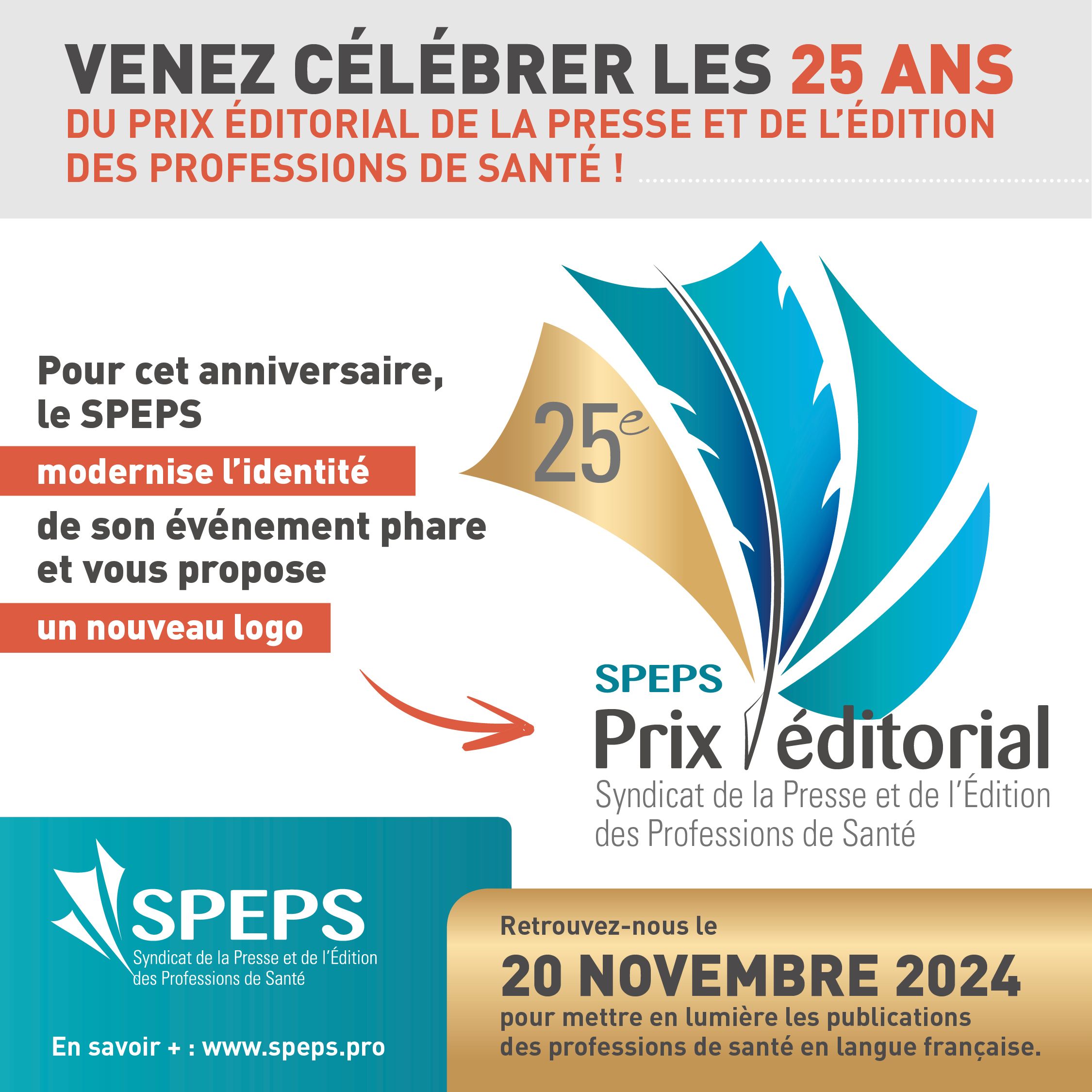 Kit média 25e anniversaire du Prix Éditorial de la Presse et de l'Édition des Professions de ...